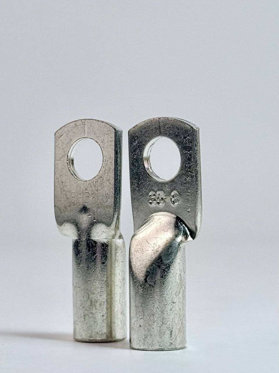 Кабельный наконечник JG35-8 - 2 шт / ТМЛ 35 мм2 под болт М8 / Медный луженый наконечник