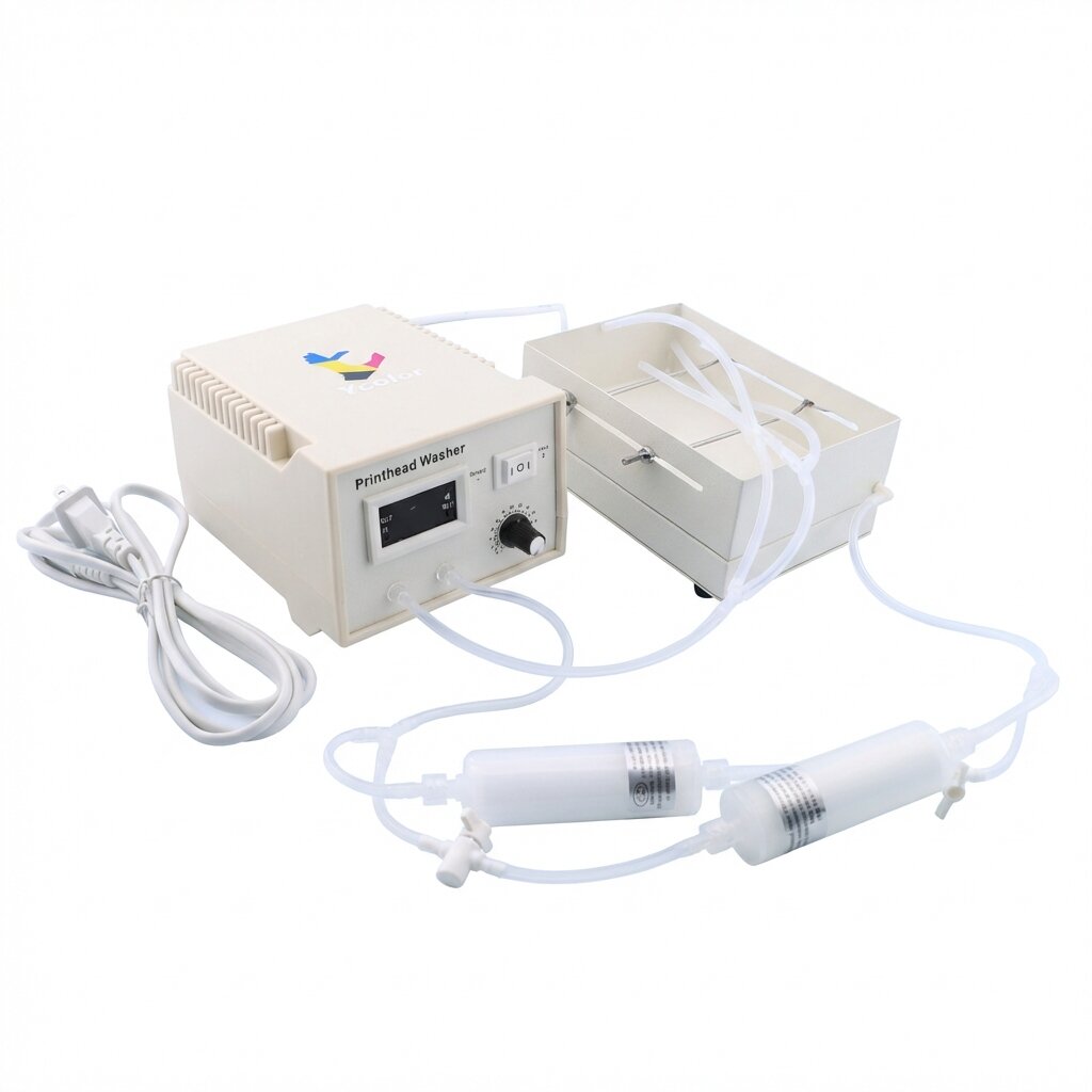 Машина для очистки головок DTF, с подогревом, для принтеров Epson DX5, i3200, XP600