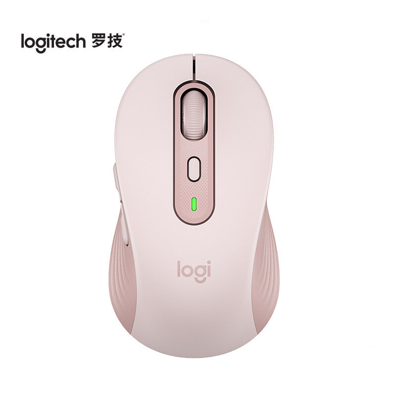 Logitech M750 Беспроводная сенсорная мышь розового цвета - Тихий клик, длительный срок службы батареи, подходит для