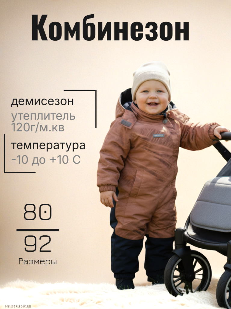 Комбинезон утеплённый