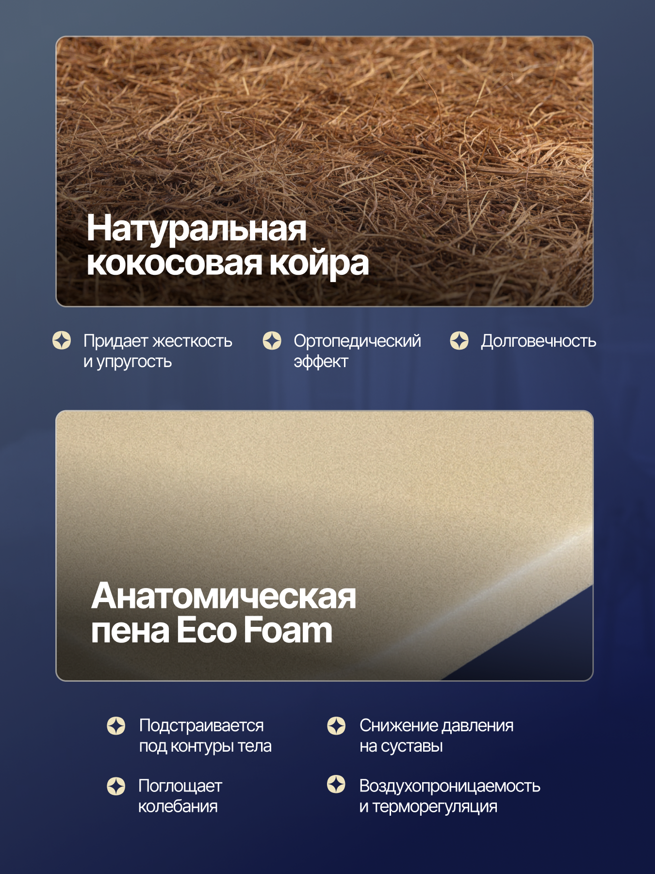 Матрас 80x190 беспружинный высота 18 см Vitasoon Sleep Max односпальный детский — фото 1