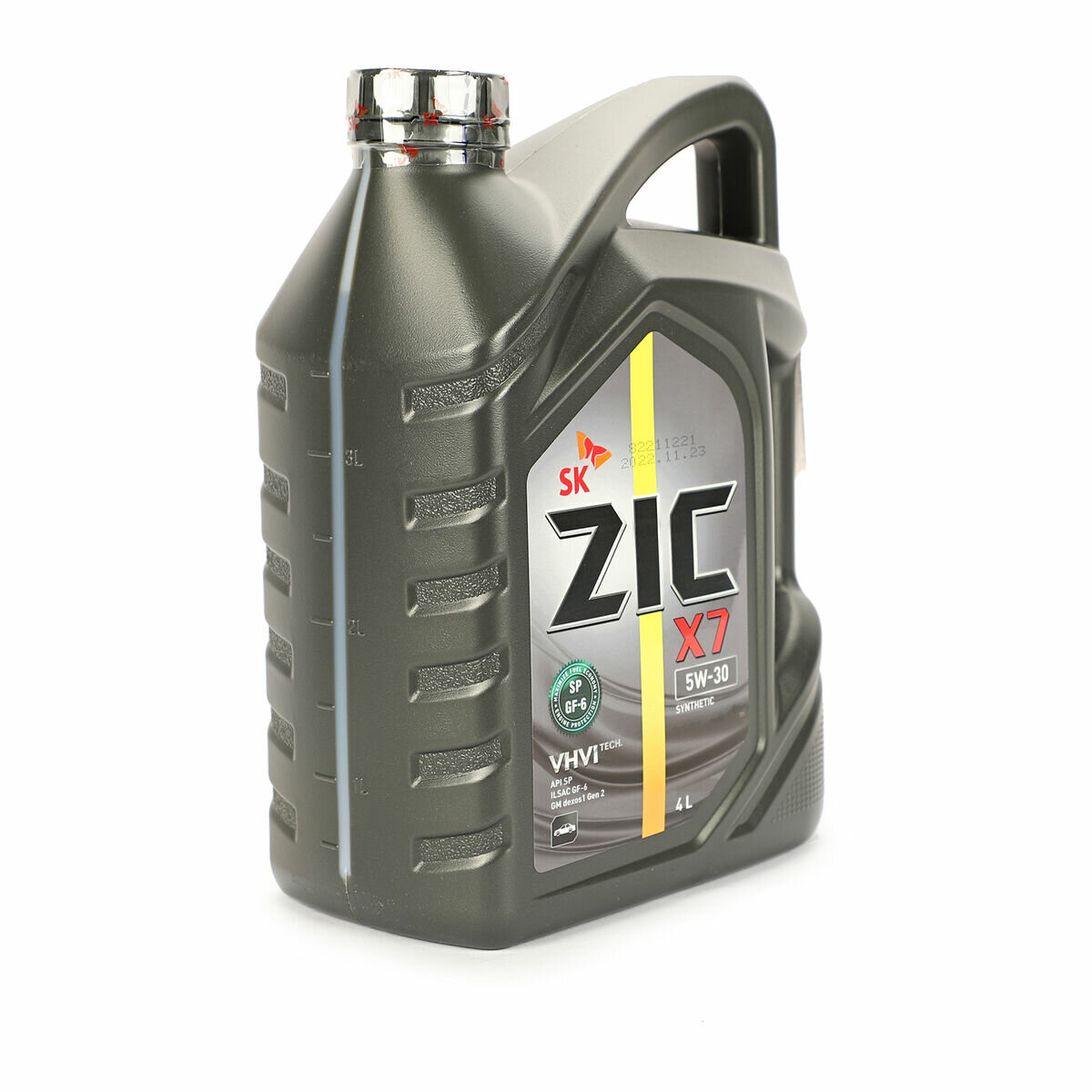 Масло Моторное Zic X7 5W-30, 4Л, Синт, Sp, Ilsac Gf-6A, Gm Dexos1 Gen 3(Zic 162675)