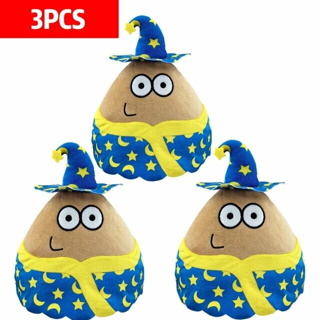 Набор из 1/4 плюшевых игрушек My Pet Alien Pou, милая кукла-питомец-инопланетянин, очаровательная плюшевая игрушка Pou, мягкая подушка, подарочная плюшевая игрушка-зверёк для детей и девочек
