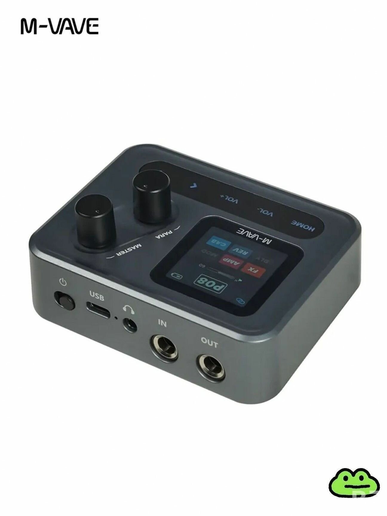 M-VAVE Pocket AMP Портативный мультиэффект-процессор для электрогитары/бас-гитары