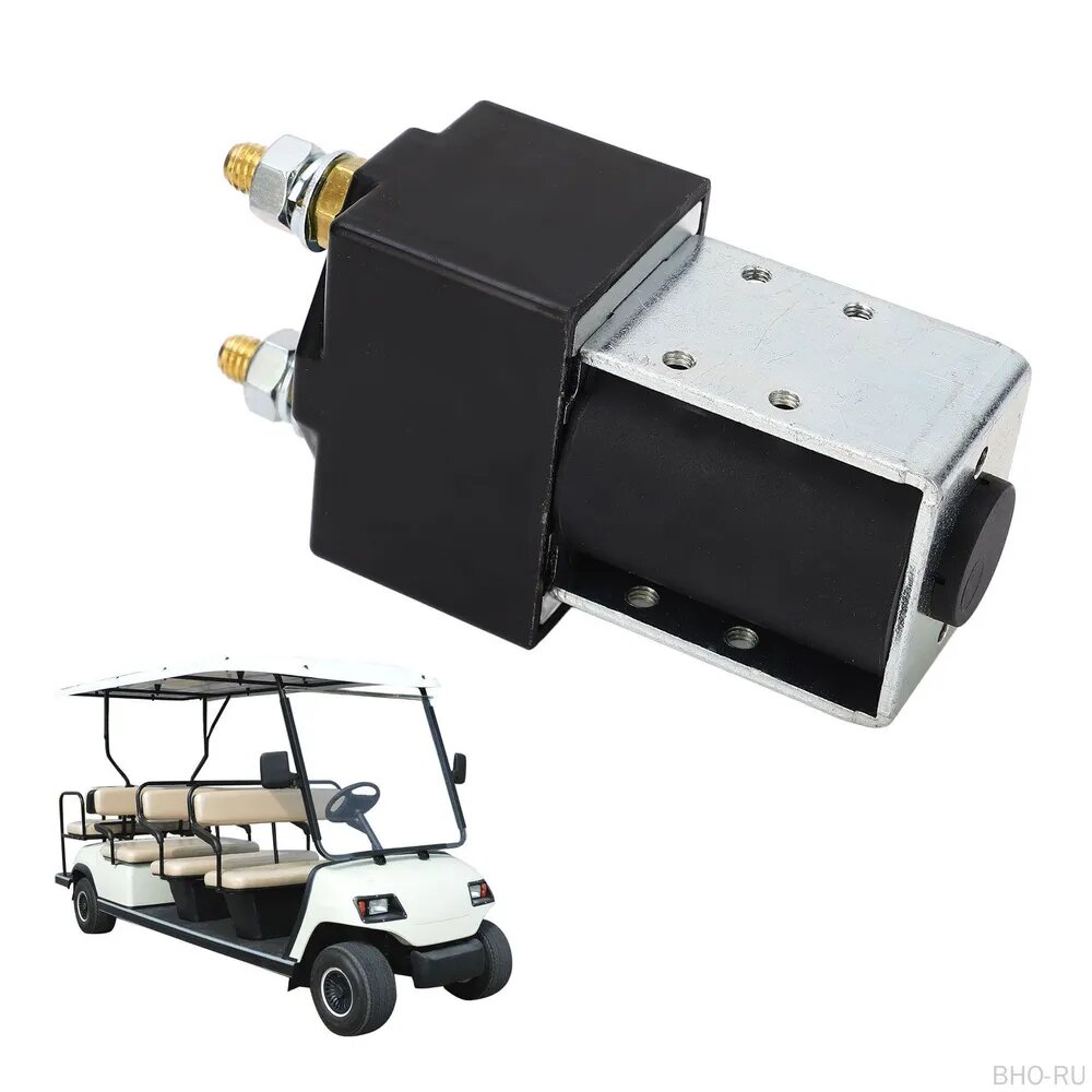 Соленоид контактора из металлического сплава SW180 для гольф-карт, грузовиков и погрузчиков с напряжением 48В, током 200А, размерами корпуса