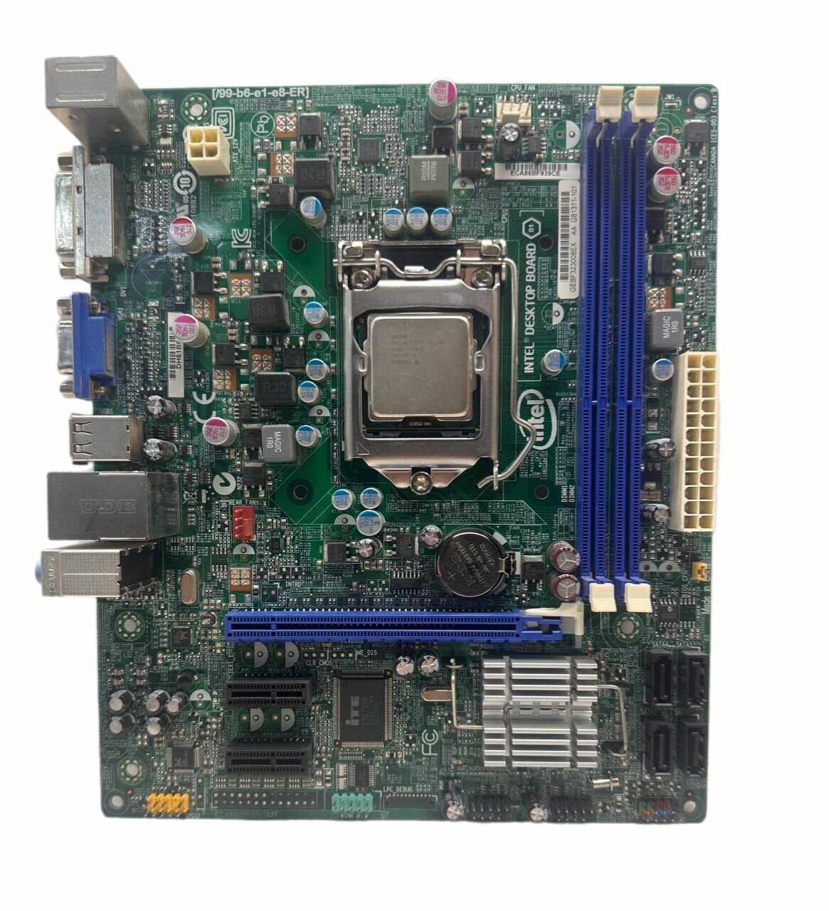 Материнская плата Intel DH61BF + I5-2300 Socket 1155