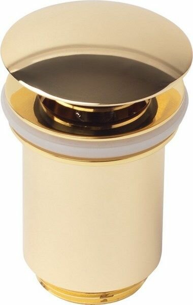Горловина-донный клапан Kaiser автомат, металл (золото) 8011Gold