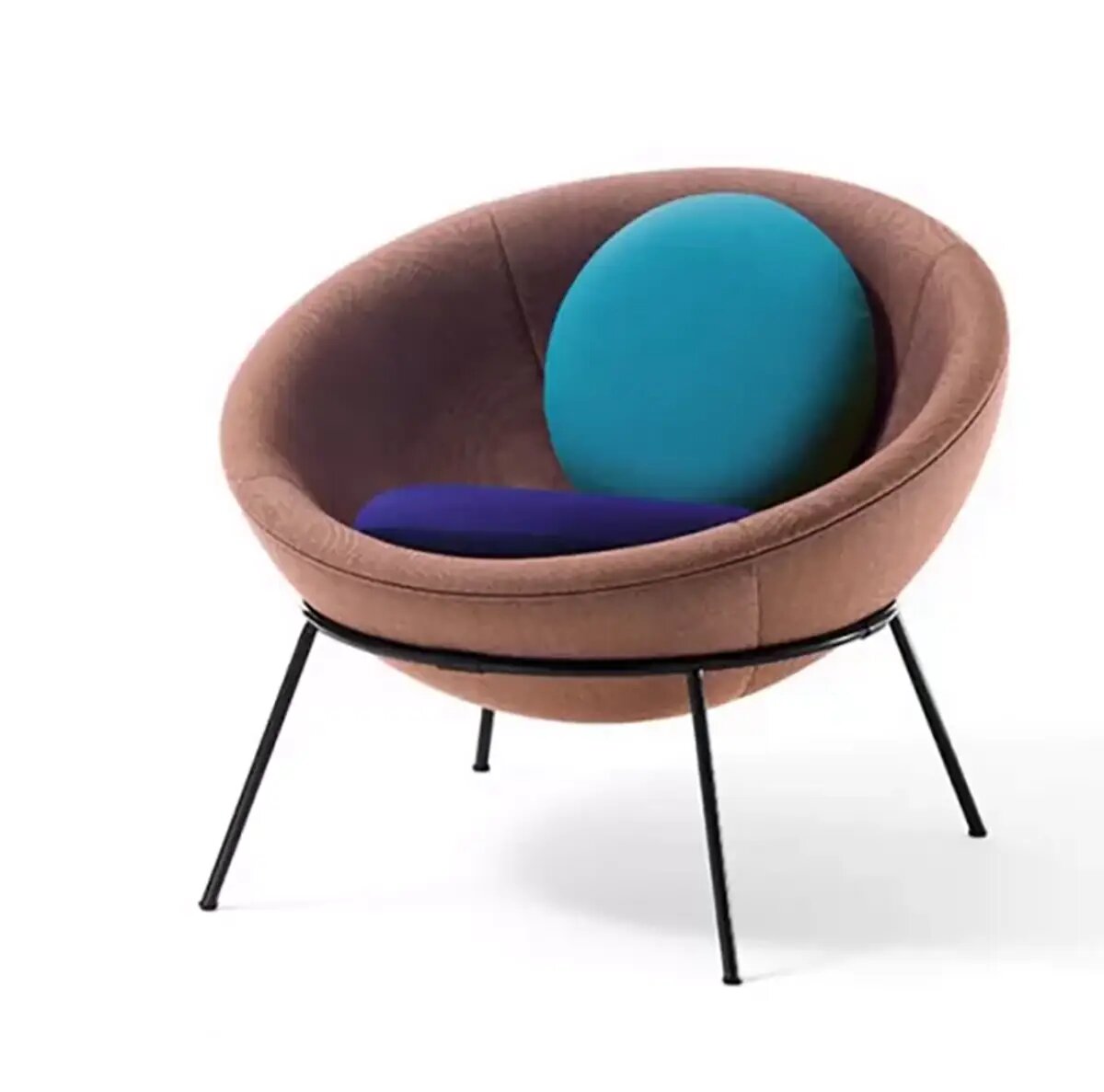 Кресло для отдыха Bardi’s Bowl на металлической подставке (цвет коричневый №2)