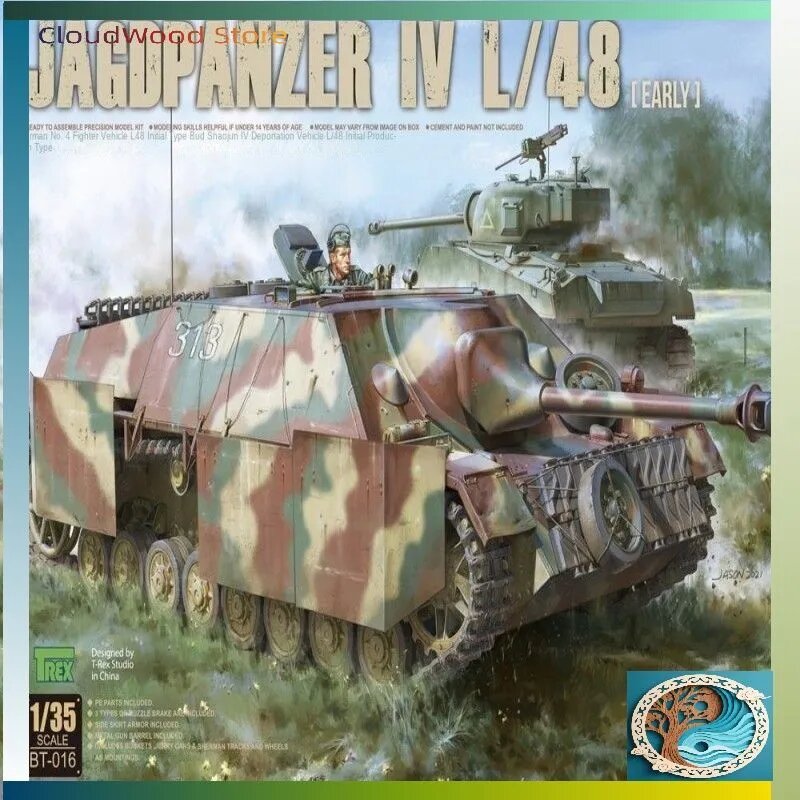 Border Model BT-016 1/35 Немецкий Jagdpanzer IV L/48 Ранний Модель танка