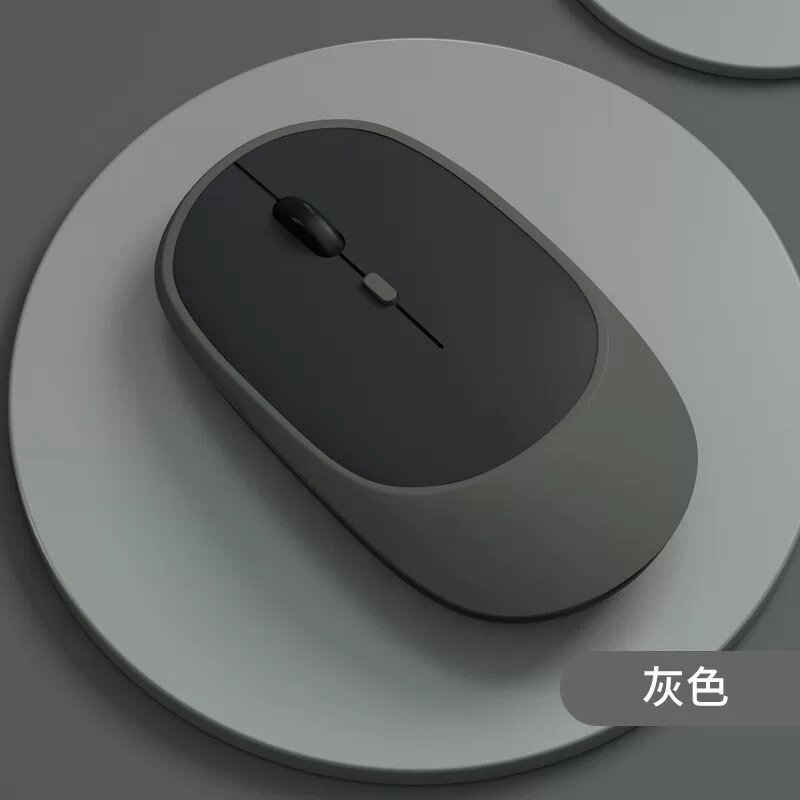 Беспроводная Bluetooth-мышь совместимая с MacBook Air, Pro, M1/M2/M3 - Серый