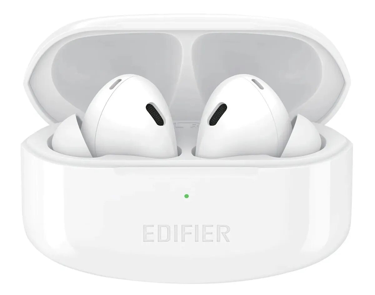 Наушники TWS Edifier TWS330 NB белый, внутриканальные, Bluetooth, активное шумоподавление, до 5 ч