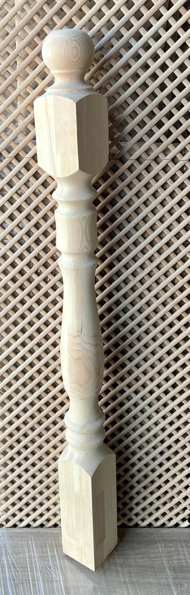 Столб для лестницы начальный 100х100х1200 мм, экстра, 2 штуки.