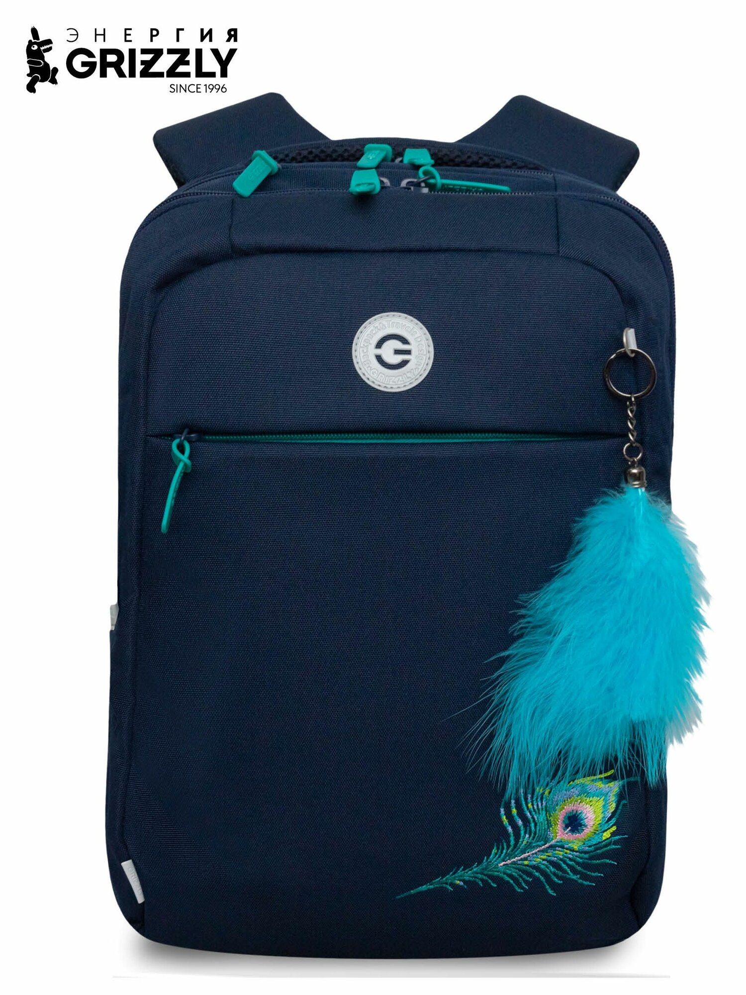 Молодежный рюкзак GRIZZLY на каждый день: вместительный и практичный, RD-544-4