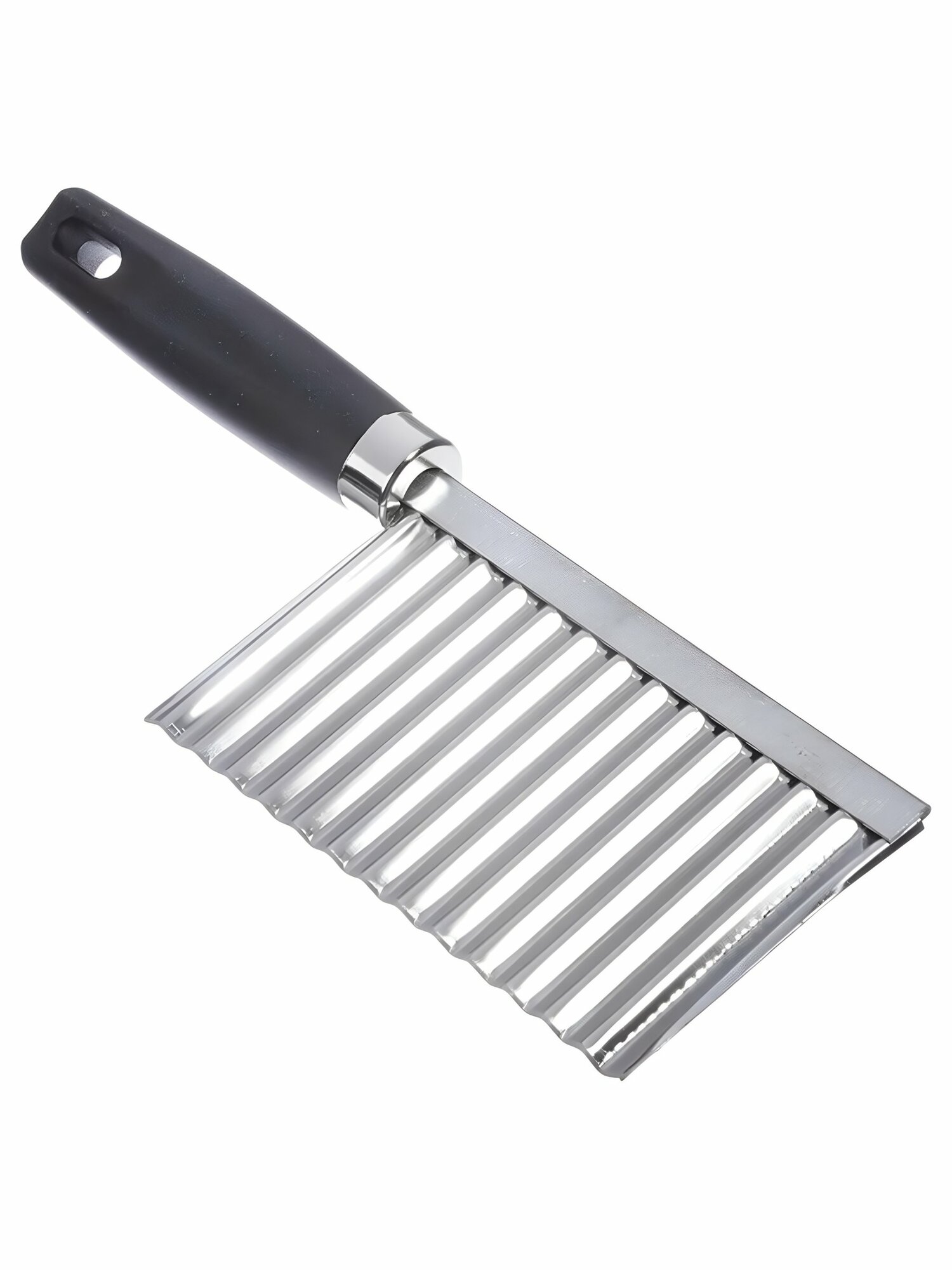 Нож кухонный слайсер, для фигурной нарезки, 19х6 см, нержавеющая сталь, рукоятка пластик, навеска, 884-068