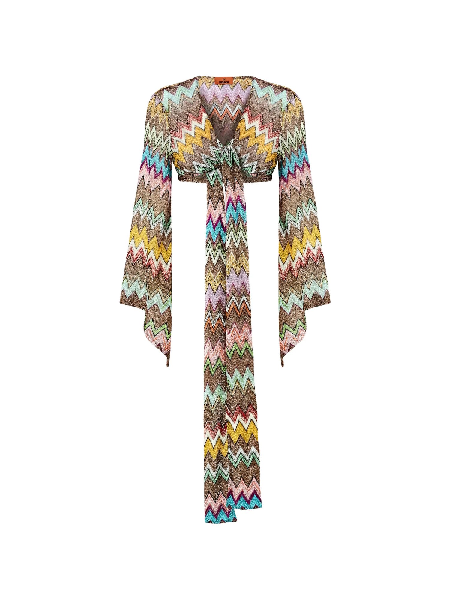 Топ Long-sleeve zigzag top