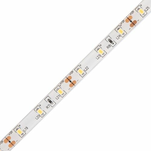 Светодиодная лента Volpe ULS-Q323 2835-60LED/m-8mm-IP65-DC12V-4,8W/m-5M-6500K Катушка 5 м. Дневной свет(6500K). ТМ .