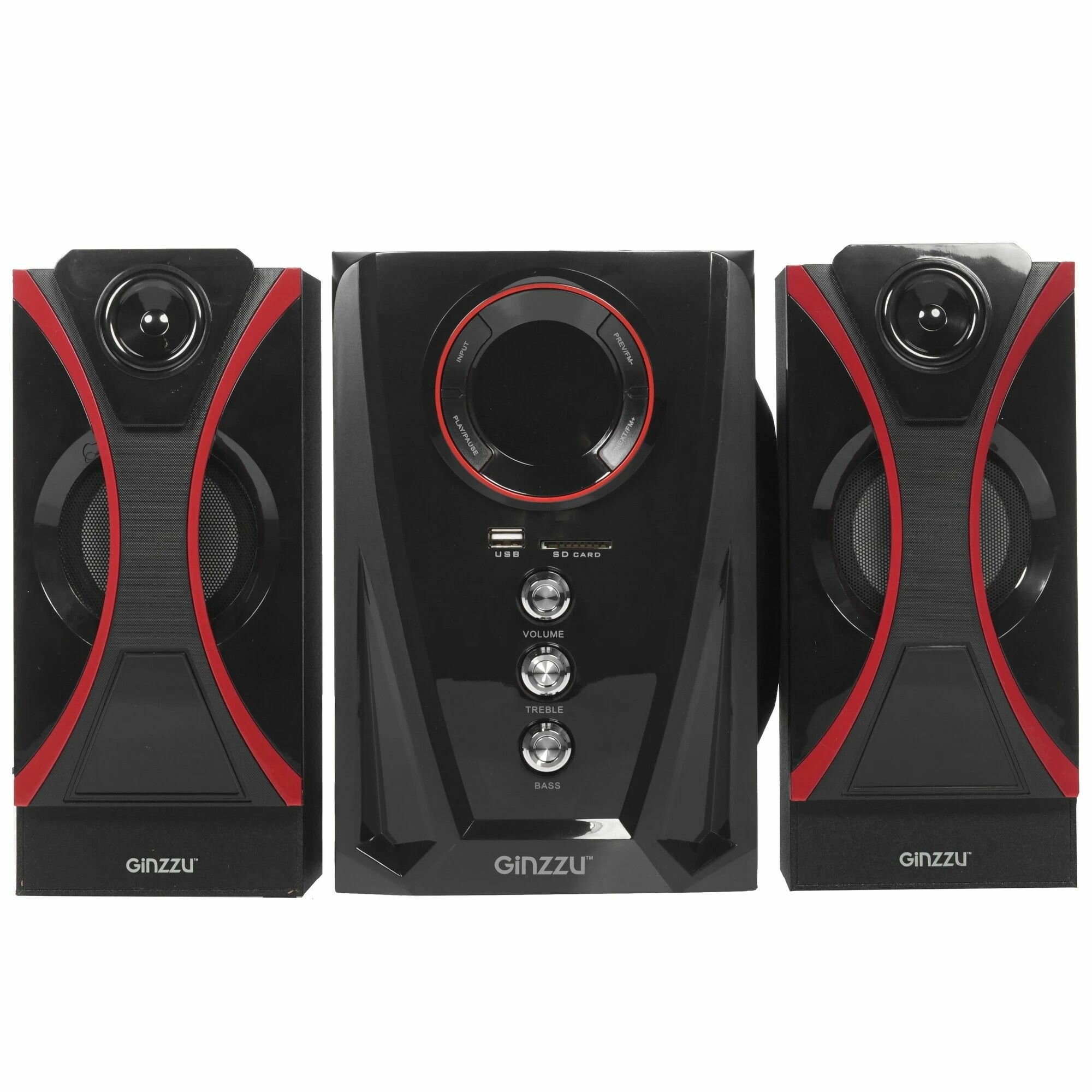 Ginzzu Колонки GM - 407 2.1 с Bluetooth