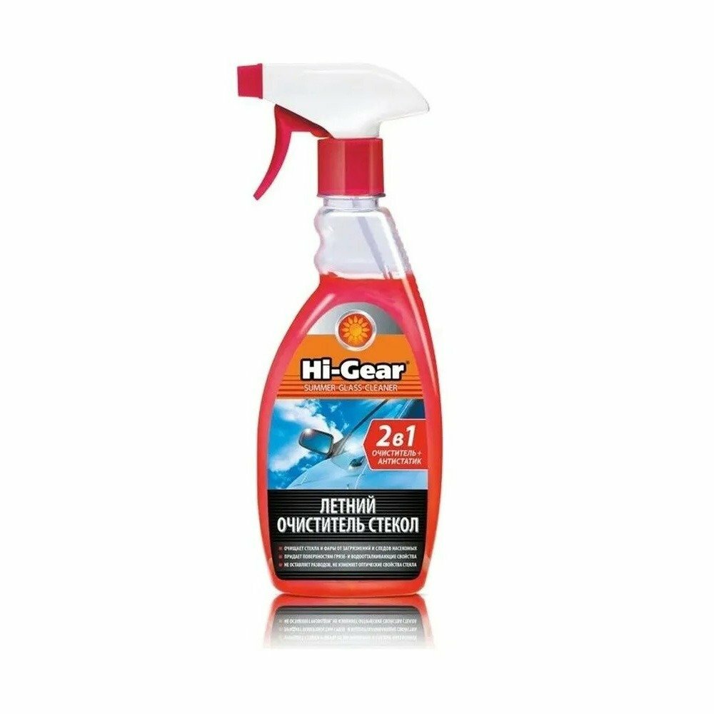 Очиститель стекол HI-GEAR SUMMER GLASS CLEANER 2в1 473 мл HG5643