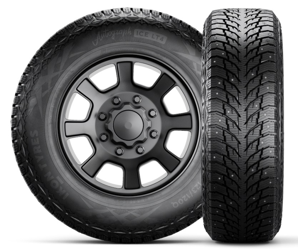 Зимняя шина Ikon Tyres Autograph Ice LT4 Шип 265/70/R17 121/118Q шипованная без RunFlat Легкогрузо