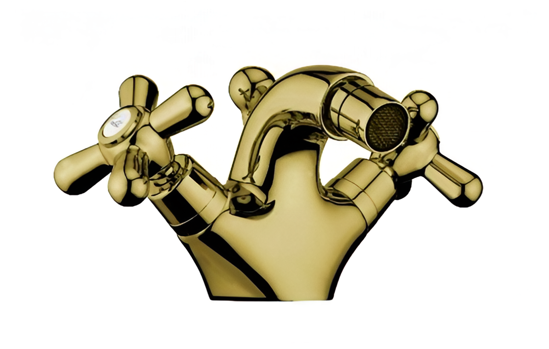 Смеситель для биде Armony AM710102065, латунь, бронза, двухрычажный, Webert, Италия