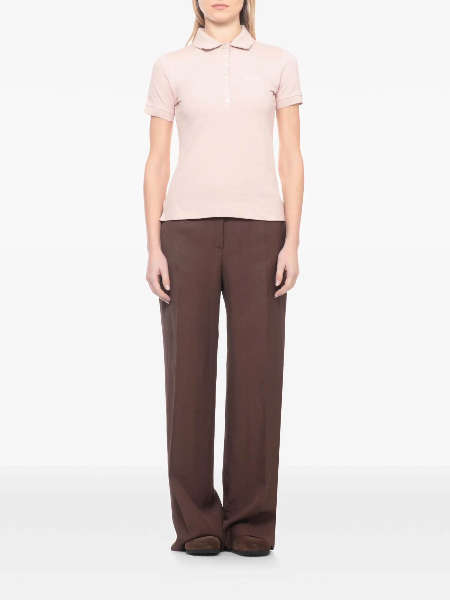Топ Barbour Buttoned polo top, размер 12 — фото 1