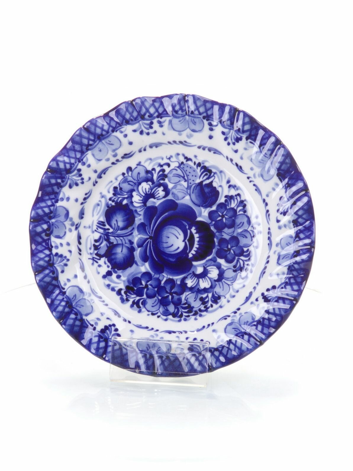 Тарелка из фарфора декоративная, 26 см.