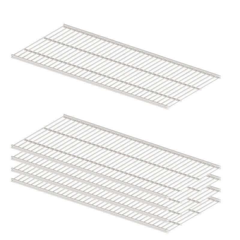 Полка сетчатая металлическая для гардеробной системы "Титан-GS" (903х306) (комплект 5шт)