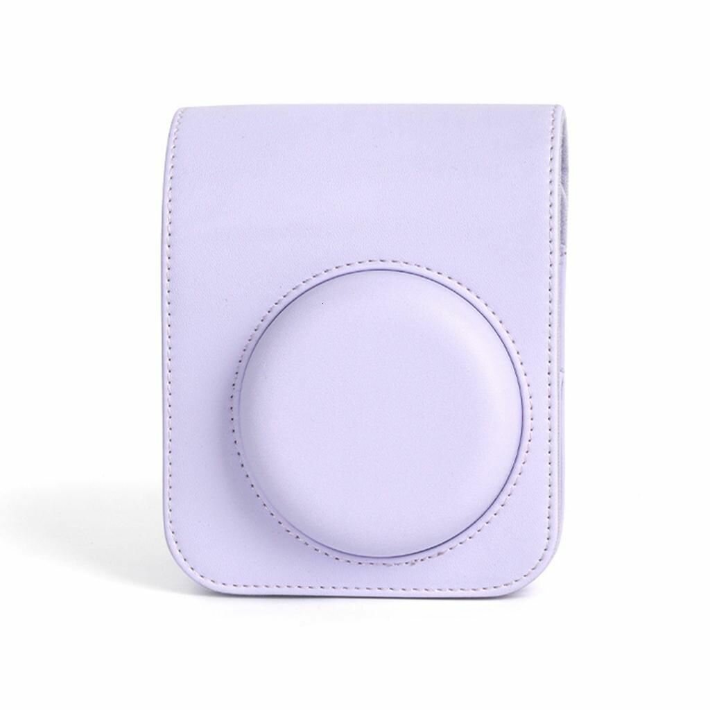 Чехол для камеры Instax Mini 12, радужная оболочка фиолетовая