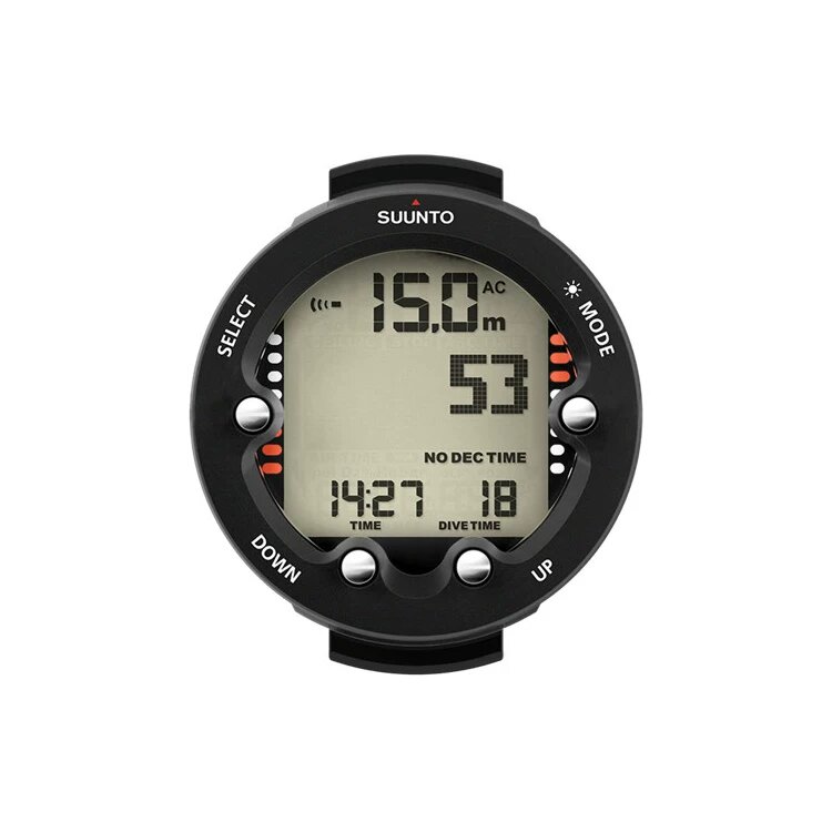 Черный Suunto Zoop Novo водонепроницаемый компьютер дайвинга с глобальной гарантией для SCUBA и свободного погружения