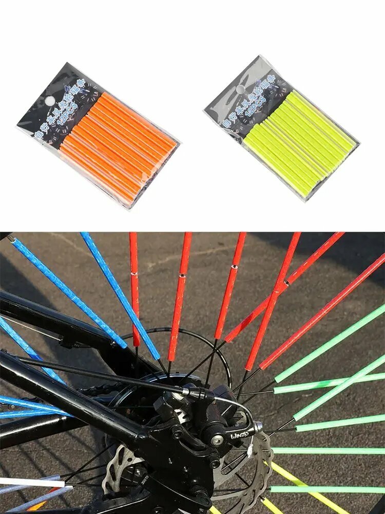 1-2 упаковки светоотражающих наклеек на спицы велосипеда