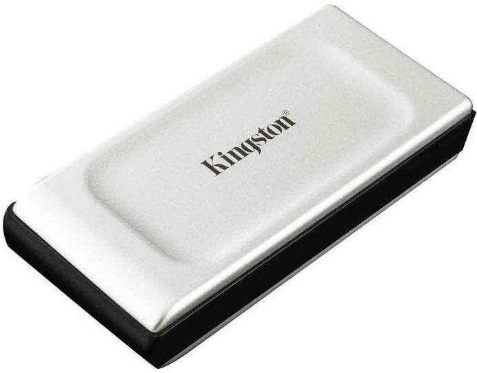 Внешний SSD диск 1.8 2 Tb USB 3.2 Gen 2 Kingston XS2000 Portable серебристый SXS2000/2000GA