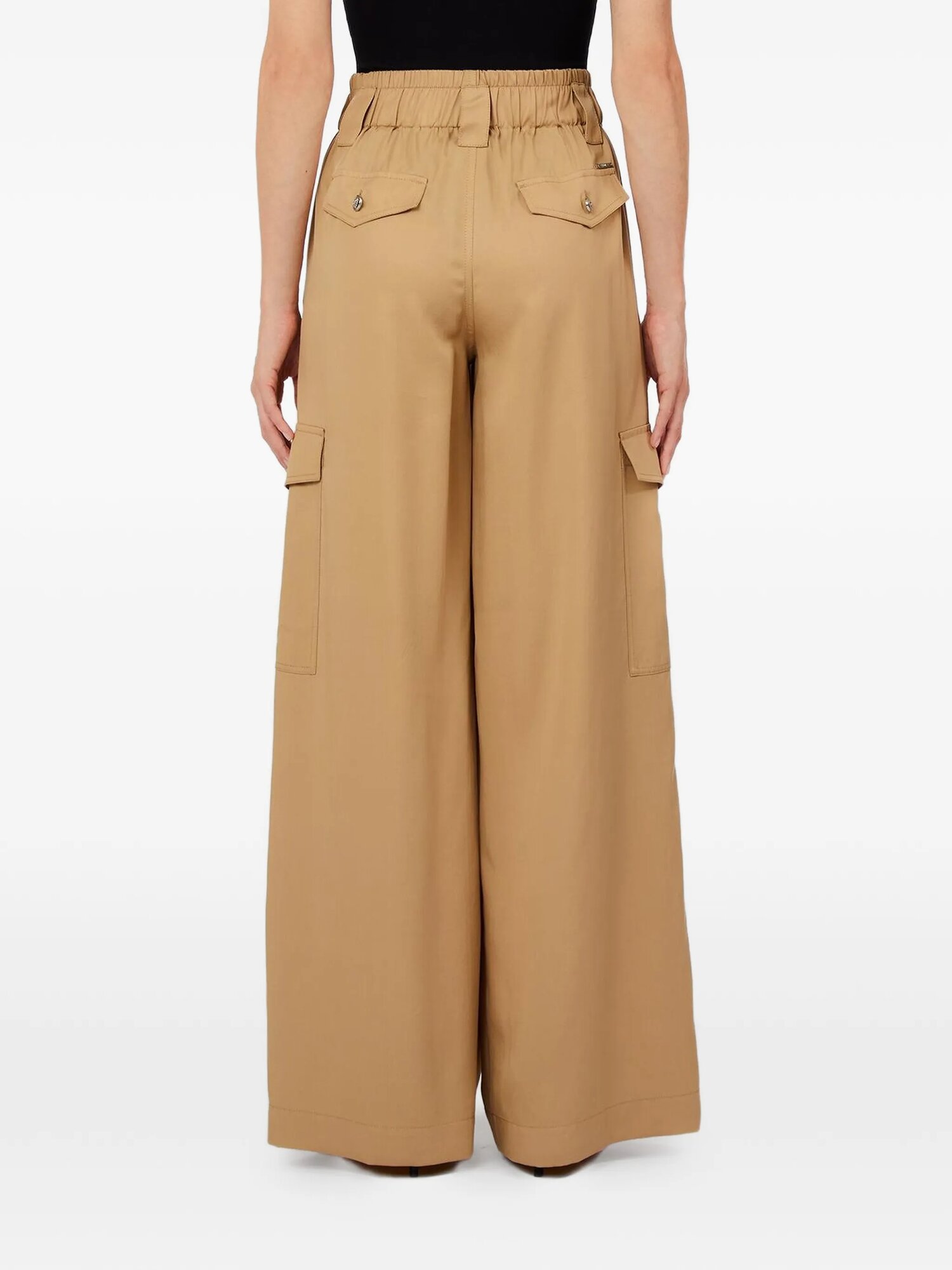 Брюки LIU JO Cargo-pocket palazzo pants, размер 44, разноцветный — фото 1