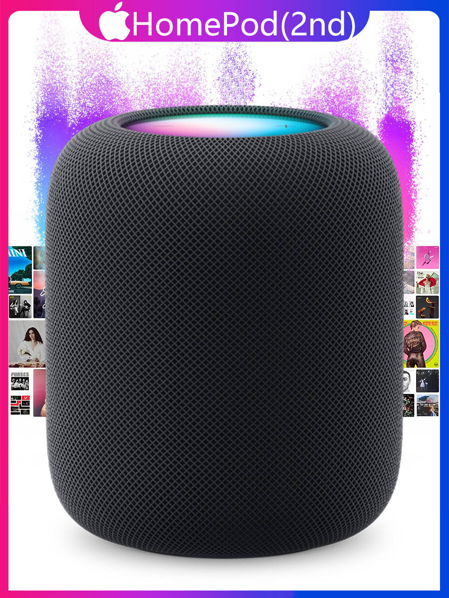 Умная колонка Apple HomePod (2nd) Midnight MDEW4ZP/A