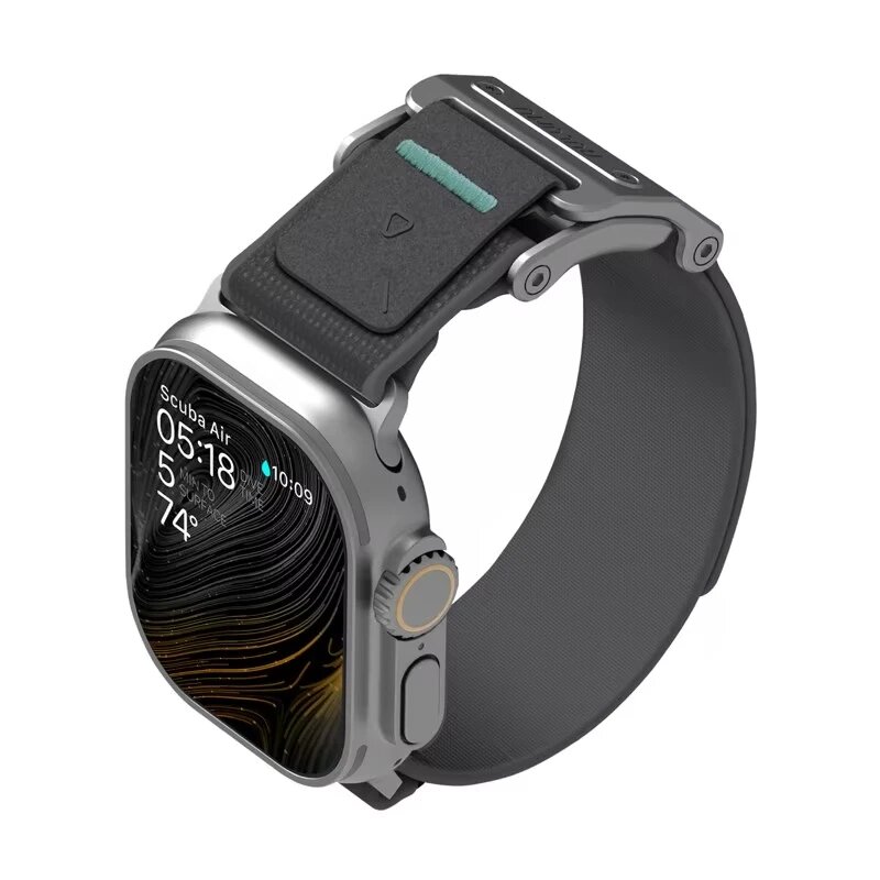 Ремешок для Apple Watch AULUMU A11 Серый, Gray Strap SL