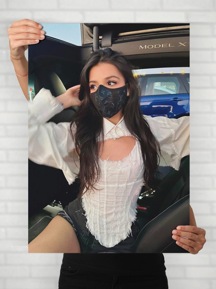 Плакат на стену для интерьера Амина Тендерлибае (Tenderlybae 8) - Постер по медиа и интернет звезде формата A2 (42x61 см)