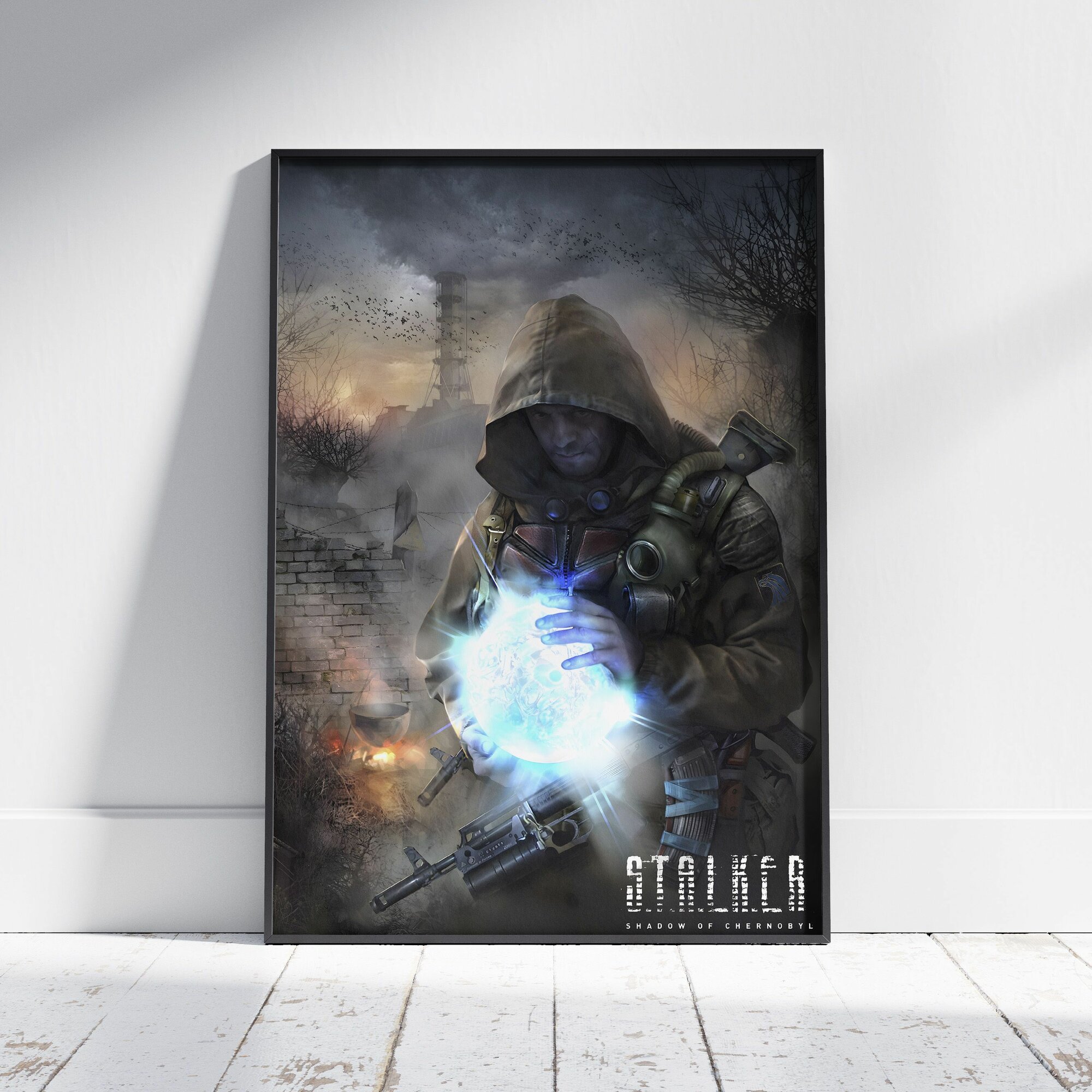 Плакат на стену для интерьера Сталкер (Шрам) - Постер по игре S.T.A.L.K.E.R формата А4 (21x30 см)