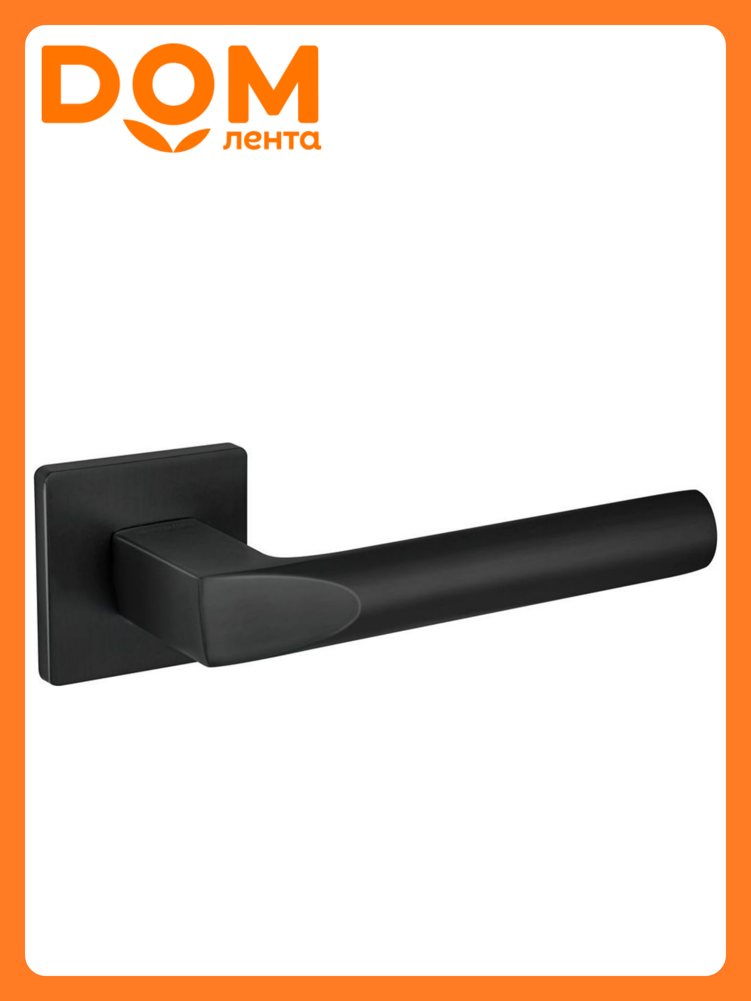 Дверная ручка раздельная K. SL52. PRIZMA (PRIZMA SL) BL-24 черный