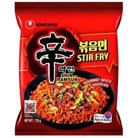 Лапша быстрого приготовления Nongshim жареная Шин Рамен Стир-Фрай с Сыром 136 г