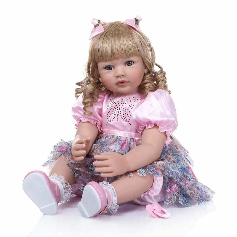 Кукла Реборн 60cm /силиконовая Игрушка Пупс /девушка