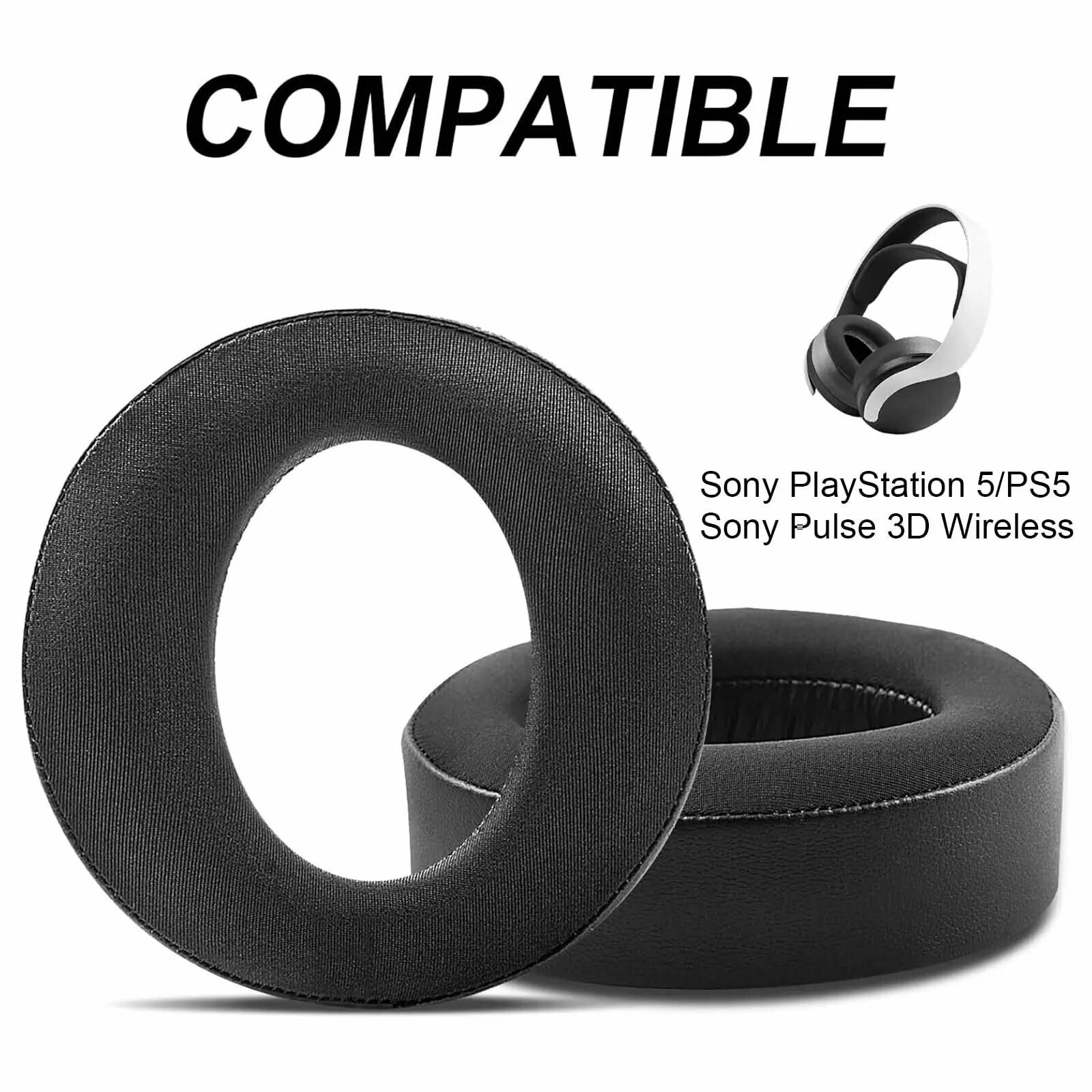 PS5 охлаждающие гелевые амбушюры, Сменные амбушюры для Sony Playstation 5 Pulse 3D PS5, беспроводные наушники, амбушюры, запчасти для ремонта