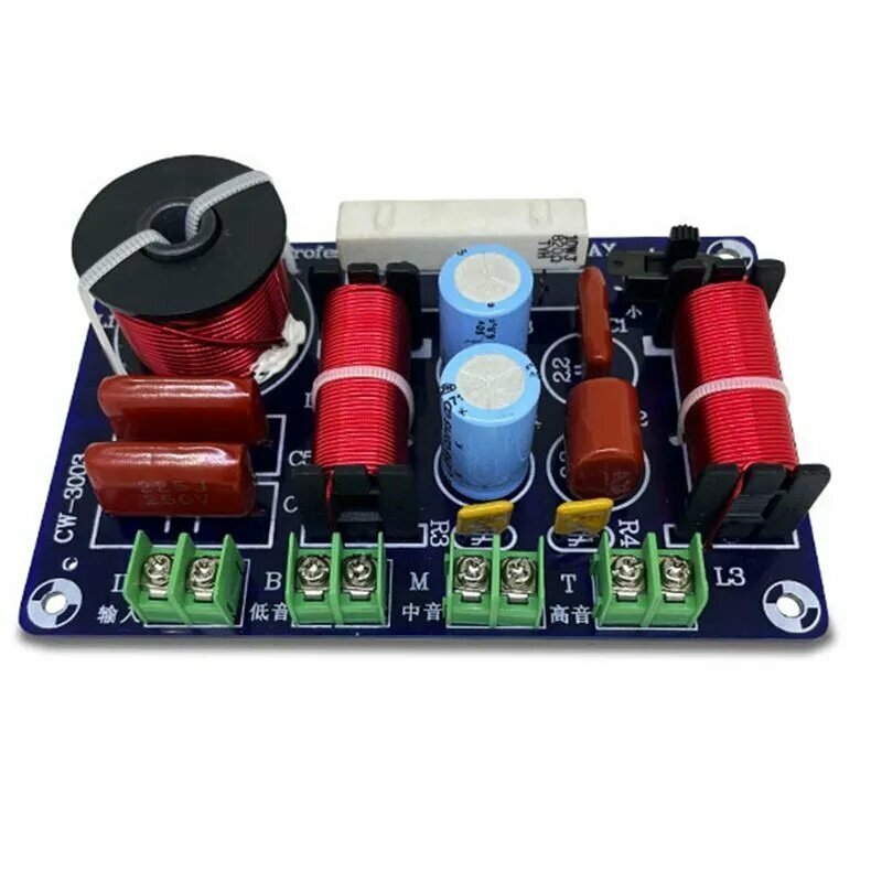 3-полосный делитель частоты Hi-Fi кроссовер Аудиофильский домашний кинотеатр Высокочастотные средние и низкие динамики Модернизированный Кроссовер