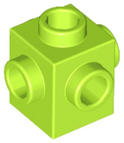 Деталь Lego 4733 Brick, Modified 1 x 1 with Studs on 4 Sides