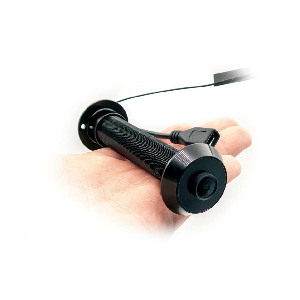 Дверной WiFi-TUYA видеоглазок iхоум НQ-08B/Tuya (N54315MI) видит в полной темноте, с датчиком движения и записью на SD карту памяти в виде обычного,