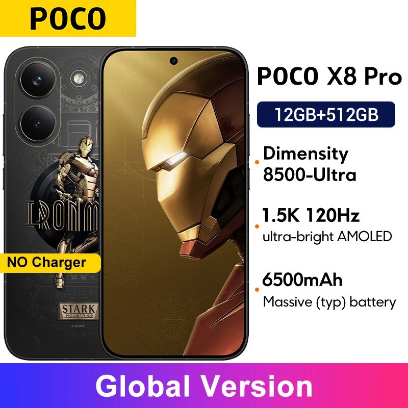 Смартфон Poco X8 Pro, 12/512ГБ, global