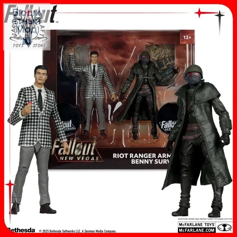 McFarlane Toys Fallout: новый лас-вегас Riot Ranger Armor & Benny Survivor Action фигура