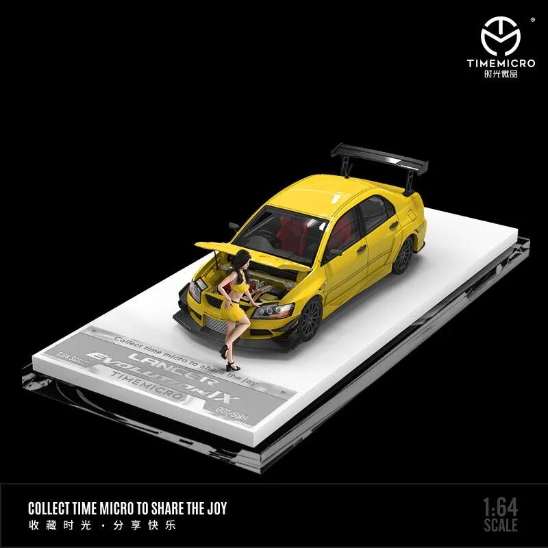 TimeMicro 1:64 EVO Сплав Модели автомобилей Mitsubishi Lancer Evolution IX 1:64 Scale