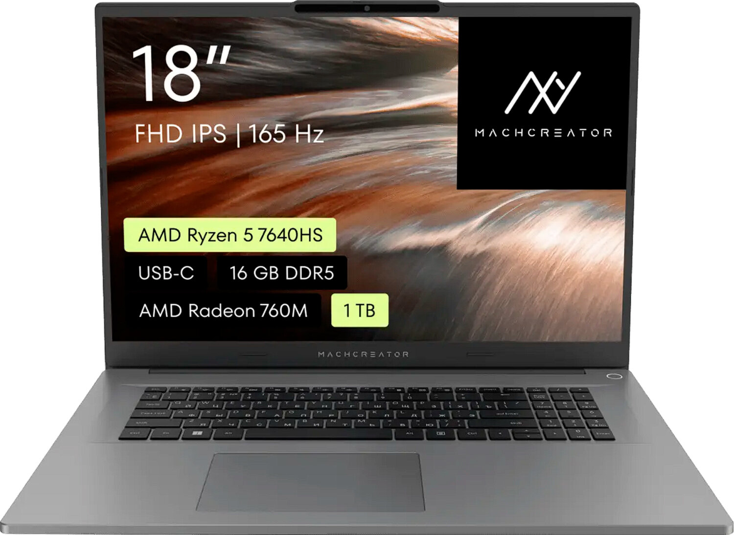 Ноутбук Machcreator Cosmos R18 (JJ00GX00GRU)