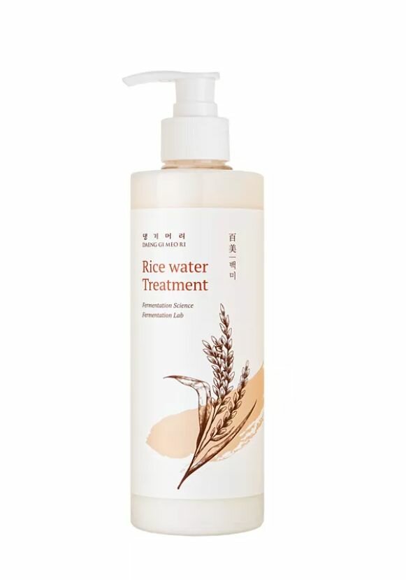 Бальзам для волос c экстрактом ферментированного риса DAENG GI MEO RI Rice Water Treatment 400ml + подарок: тканевая маска для лица