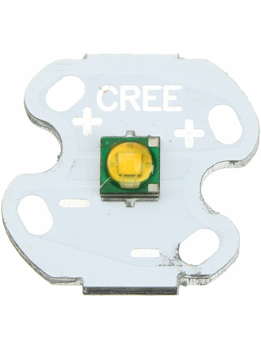 Светодиод Cree серия "XPC2", 3W, 3V, 3000K, белый теплый на плате