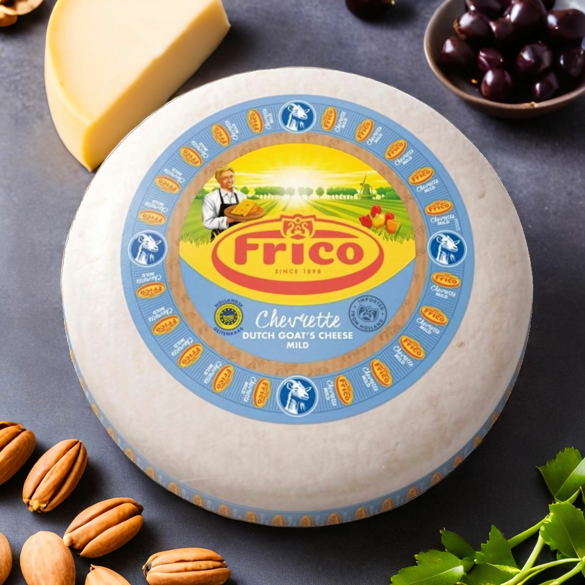 Голландский полутвердый козий сыр, 1 кг, Frico